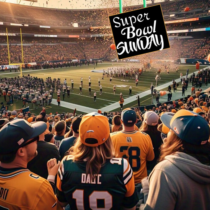 Copy of Brown Maximalist "sunday Funday: Super Bowl Style Instagram ...