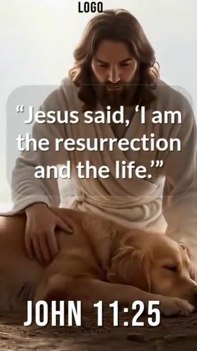 Brown Maximalist “jesus Resurrection Power Video | John 11:25 Scripture ...