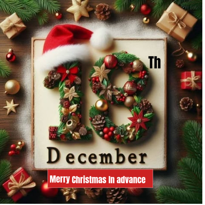 Brown Maximalist 18th December Calendar Online Design Flyer/template ...