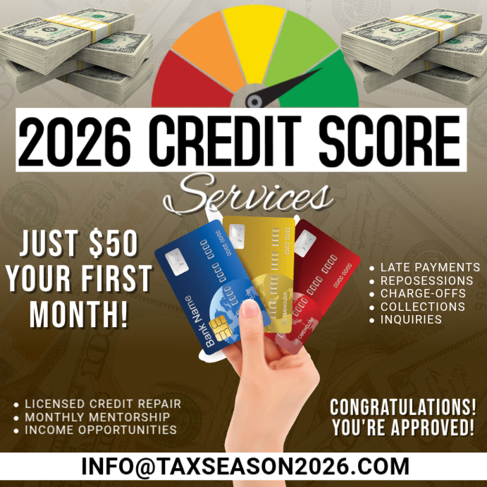 Brown Maximalist 2026 Credit Score Instagram Post Template | PosterMyWall