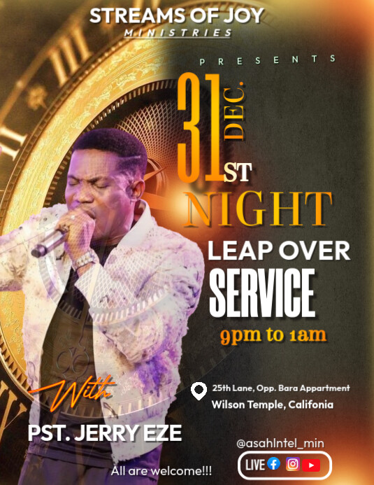 Brown Maximalist 31st Night Praise And Prayer Service – A Night Of ...