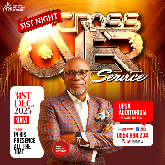 Brown Maximalist 3D 31st Night Crossover Service Flyer Template ...