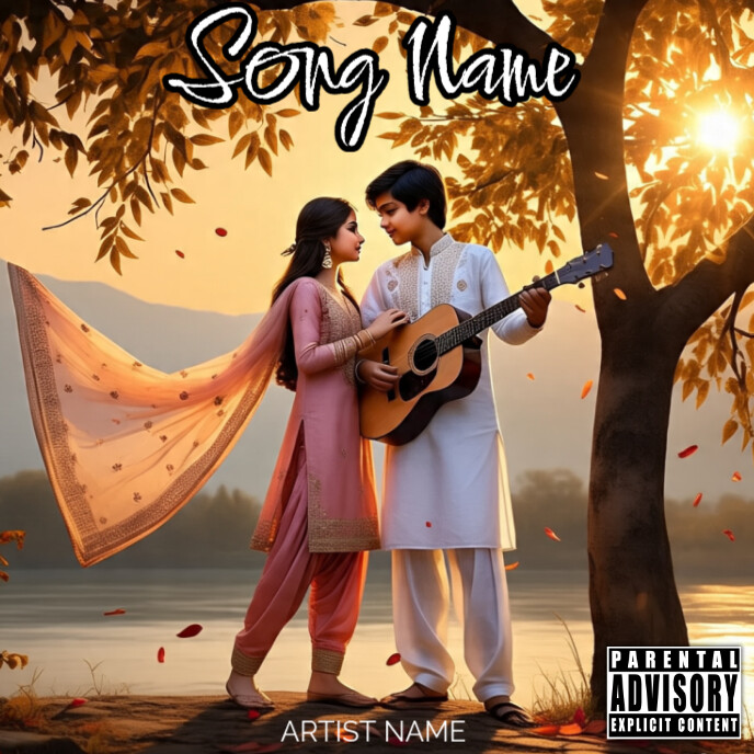 Copy of Brown Maximalist Album Cover Album Cover | PosterMyWall