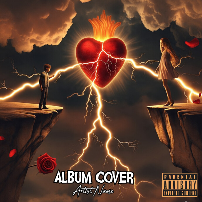 Copy of Brown Maximalist Album Cover Album Cover | PosterMyWall