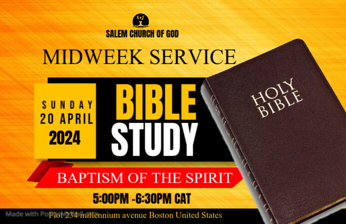Brown Maximalist Bible Study Tabloid Template | PosterMyWall