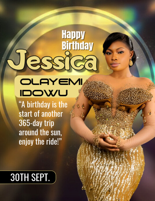 Copy of Brown Maximalist Birthday Joy Flyer (us Letter) | PosterMyWall