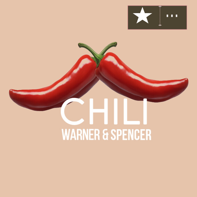 Brown Maximalist Brown chili warner Spencer Logo Logo Template | PosterMyWall
