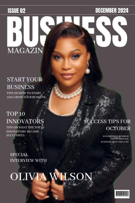 Copy of Brown Maximalist Business Magazine Cover Poster | PosterMyWall