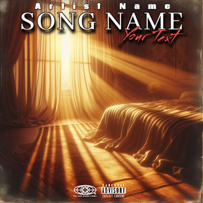 Brown Maximalist Cd Mixtape Mafi. Album Cover Template | PosterMyWall