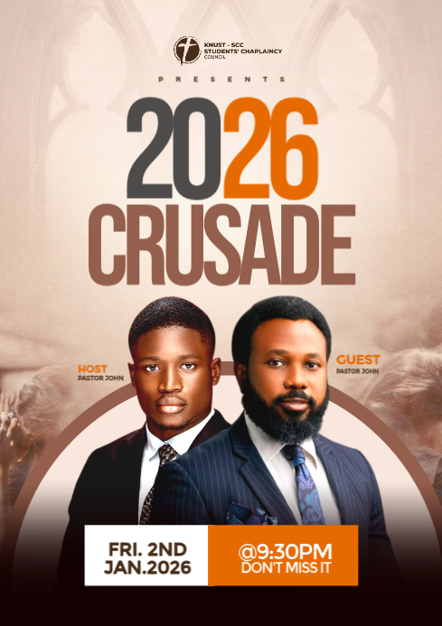 Plantilla de Brown Maximalist Church Crusade Flyer A4 | PosterMyWall