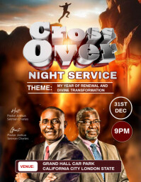 Cross Over 2025 Flyer Template | PosterMyWall