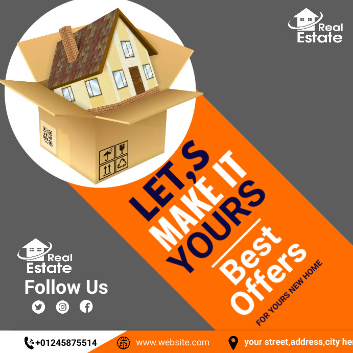 Brown Maximalist Digital Marketing Ad Instagr Template | PosterMyWall