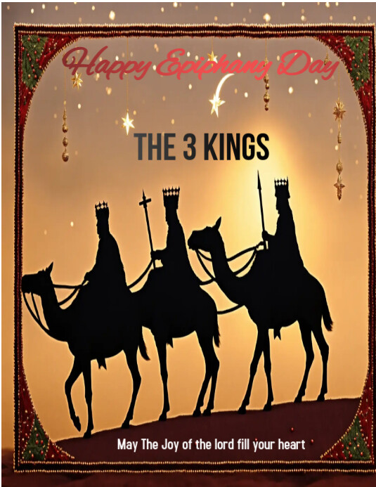 Brown Maximalist Epiphany Event Flyer (us Letter) Template | PosterMyWall