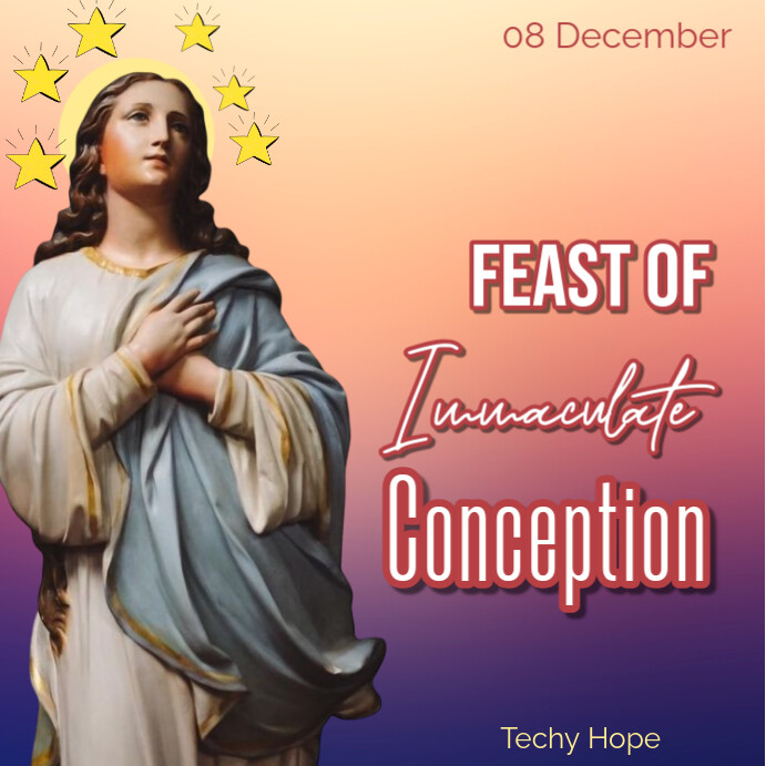 Brown Maximalist Feast Of Immaculate Conception 8 December Instagram ...