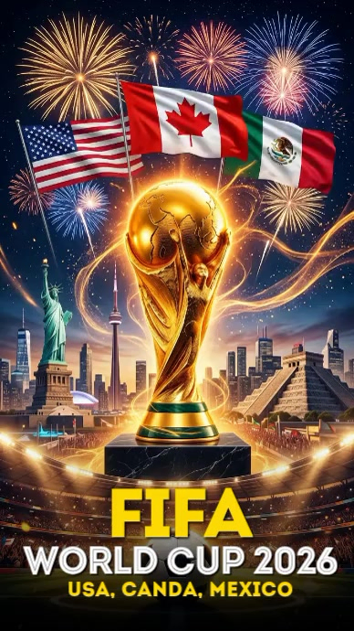 Plantilla de Fifa World Cup 2026 | PosterMyWall
