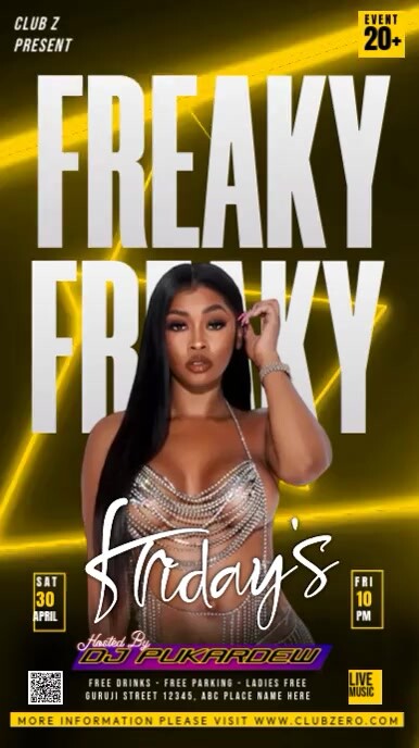 Copy of Brown Maximalist Freaky Friday Night Instagram Story | PosterMyWall