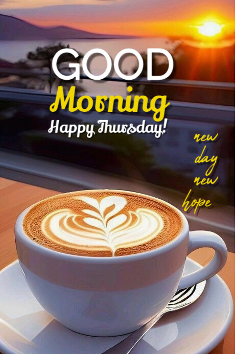 Copy of Brown Maximalist Good Morning Thursday Banner 4' × 6 ...