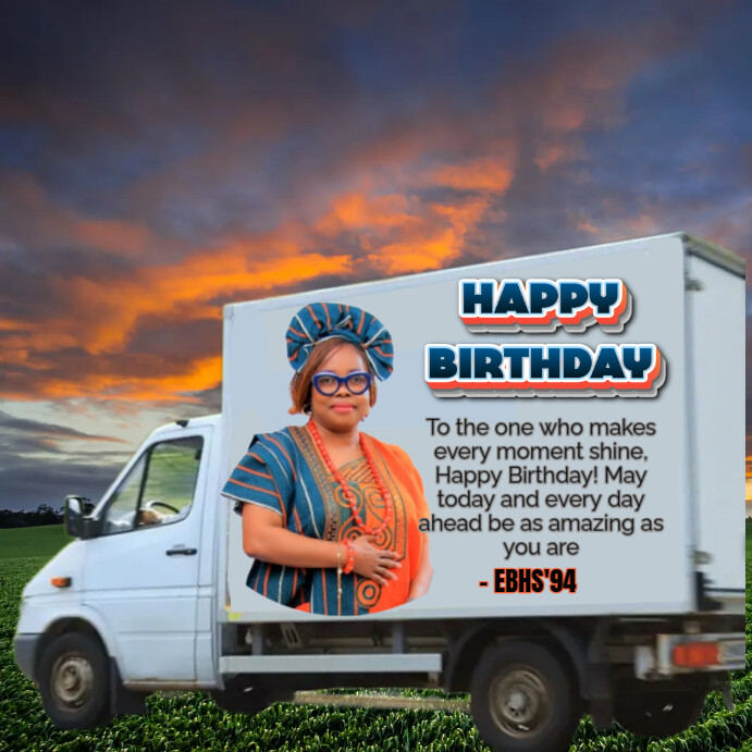 Brown Maximalist Happy Birthday Instagram Post Template | PosterMyWall