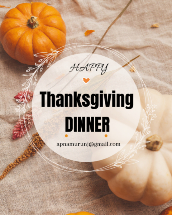 Brown Maximalist Happy Thanksgiving Flyers Instagram Portrait Template ...