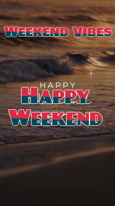 Plantilla de Brown Maximalist Happy Weekend Instagram Reel | PosterMyWall