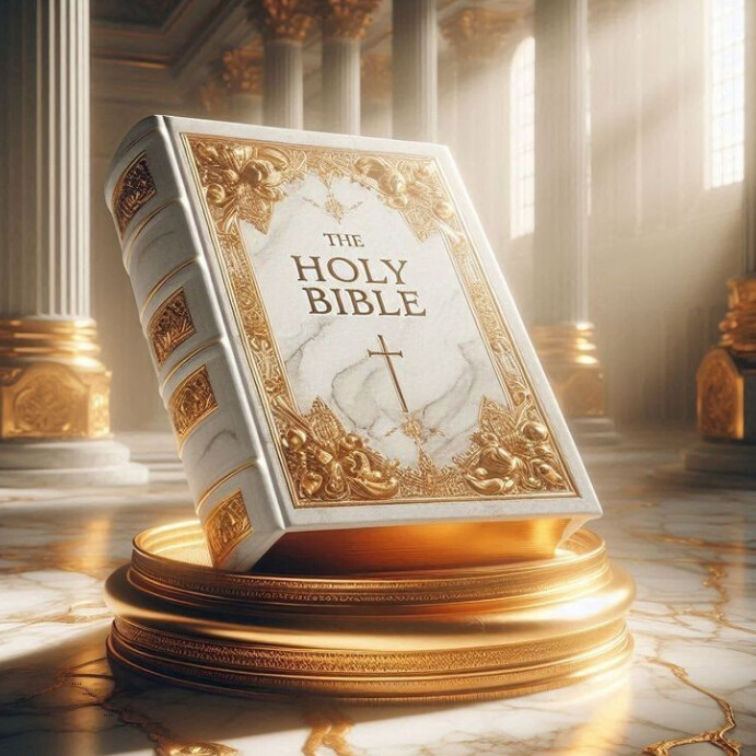 Copy of Brown Maximalist Holy Bible Poster Design Instagram Post ...