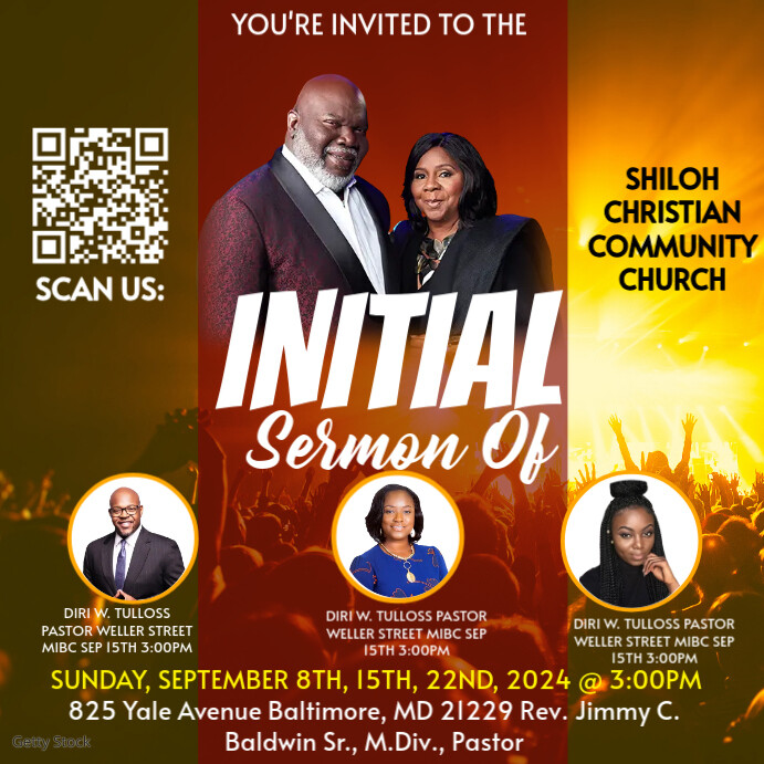 Copy of Brown Maximalist Initial Church Sermon Flyer Instagram Post ...