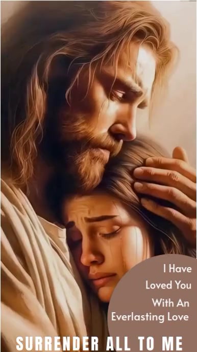 Brown Maximalist Jesus Loves You Surrender All To Him Instagram Story Template | PosterMyWall