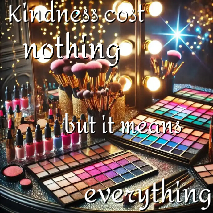 Brown Maximalist Kind Quote Instagram Post Template | PosterMyWall