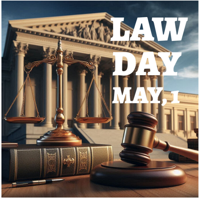 Copy of Brown Maximalist Law Day Instagram Post | PosterMyWall