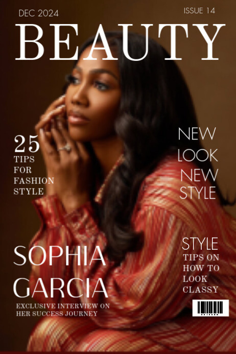 Copy of Brown Maximalist Magazine Cover Design Poster | PosterMyWall