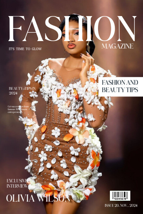 Copy of Brown Maximalist Magazine Cover Model Poster | PosterMyWall