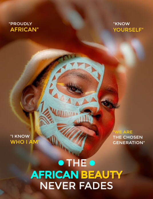 Copy of Brown Maximalist Magazine Cover Page Template Flyer (us Letter ...