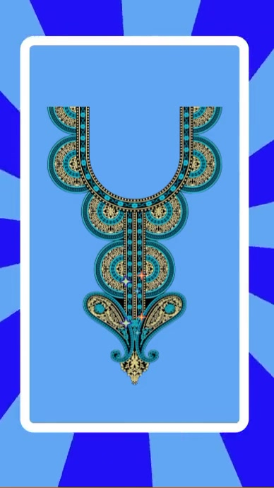 Brown Maximalist Neck Line Embroidery Design With Flowers Youtube Short ...