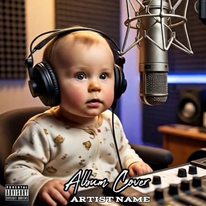 Copy of Brown Maximalist New Album Cover Design Album Cover | PosterMyWall