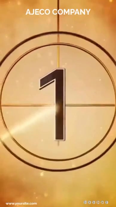 Brown Maximalist New Year 2026 Countdown Video Celebration Template ...