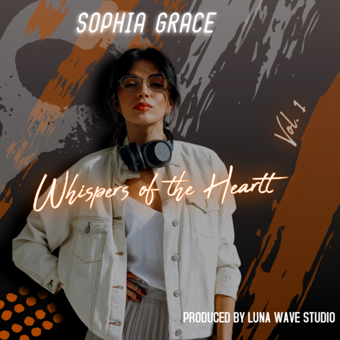 Brown Maximalist Pop Album Cover Template | PosterMyWall