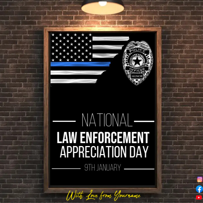 Copy of Brown Maximalist Saluting Officers: National Law Enforcement ...