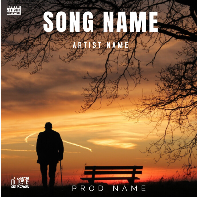 Modèle Brown Maximalist Song Album Cover | PosterMyWall