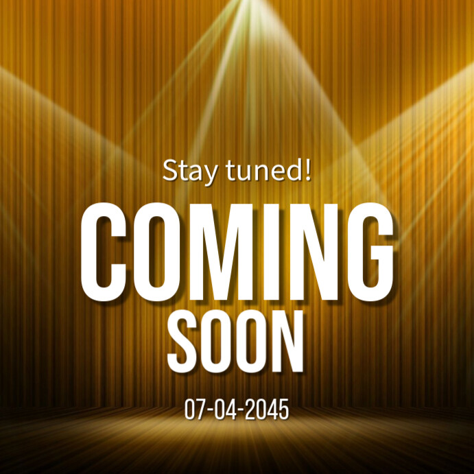 Brown Maximalist Stay Tuned Coming Soon Flyers Instagram Post Template ...