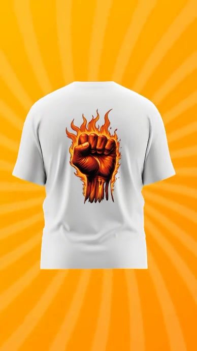 Brown Maximalist T Shirt Mockup Instagram Reel Template | PosterMyWall