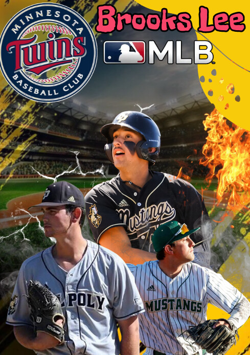 Copy of Brown Maximalist The Mlb Poster Minnesota Twi | PosterMyWall