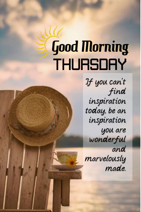 Brown Maximalist Thursday Morning Banner 4' Template | PosterMyWall