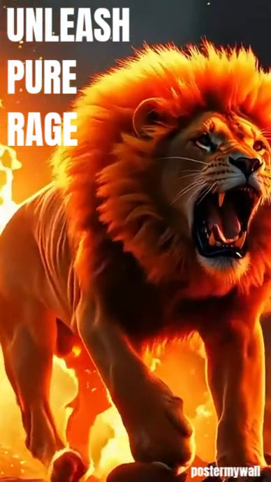Copy of Brown Maximalist Unleash Pure Rage — Power Has No Limits 🦁🔥 ...