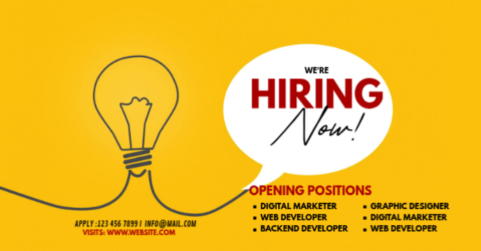 Brown Maximalist We Are Hiring Facebook Group Cover Photo Template ...