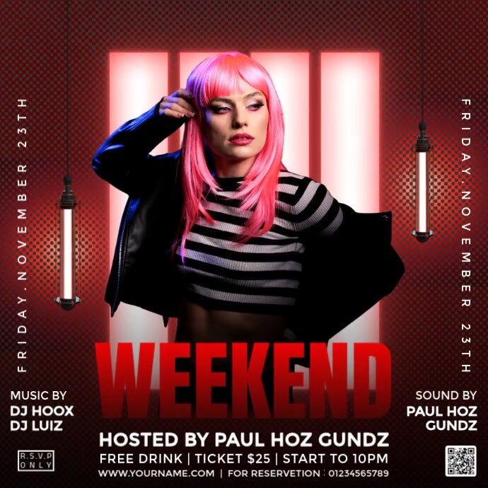 Brown Maximalist Wee Instagram Post Template | PosterMyWall