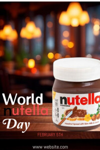 Nutella Template | PosterMyWall