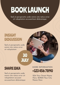 Retro Book Launch Event Advertisement Template | PosterMyWall