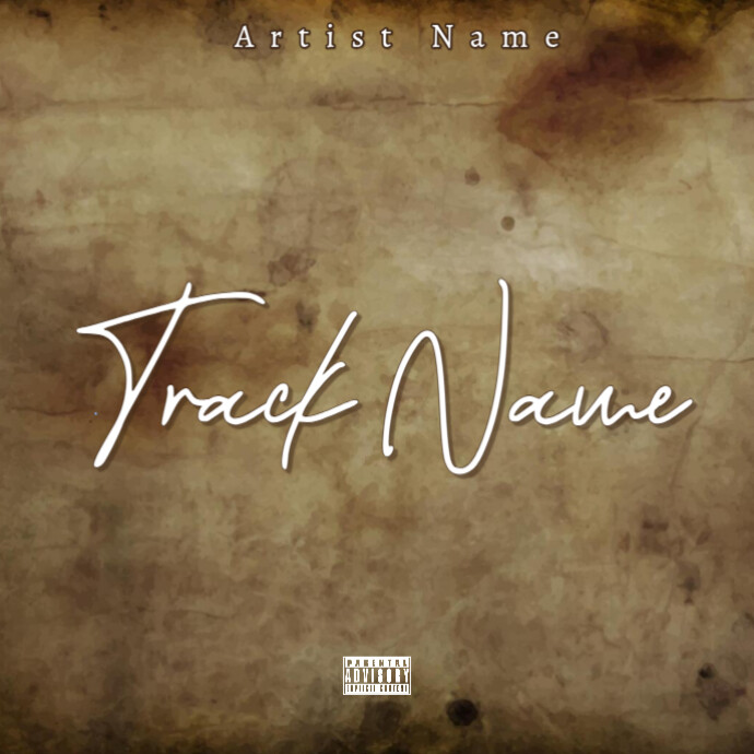 Brown Mixtape Album Cover Template | PosterMyWall