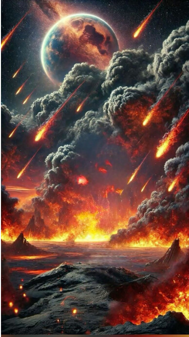 Copy of Brown Modern & Minimal Apocalyptic Meteor Shower – Dramatic ...