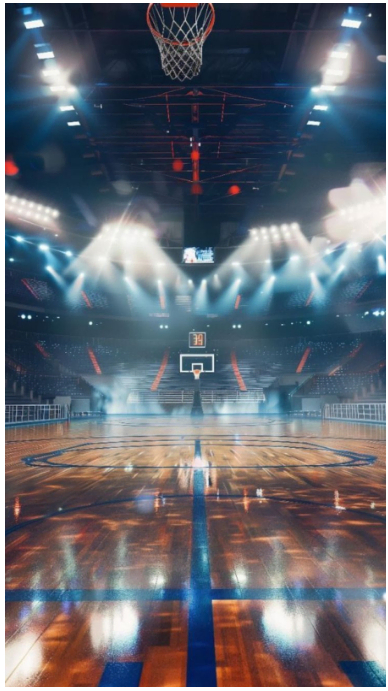 Brown Modern & Minimal Basketball Arena Instagram Story Template ...